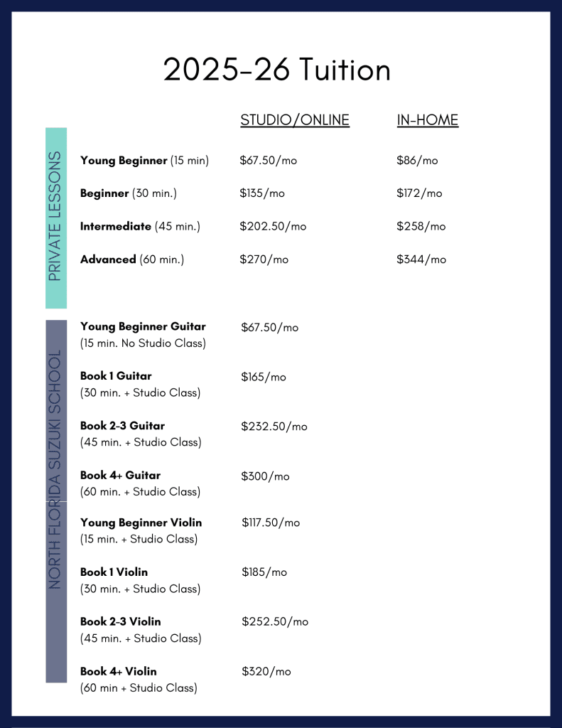 Rates - Music Lessons Express